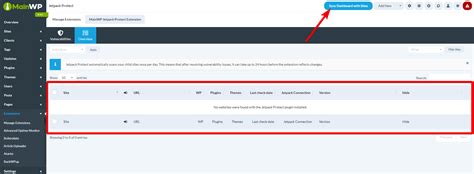 Jetpack Protect MainWP Knowledgebase