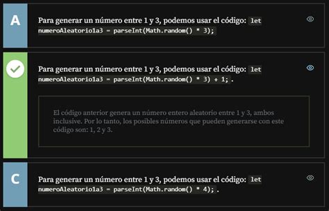Bug Sugerencia para una respuesta Lógica de programación sumérgete en la programación con