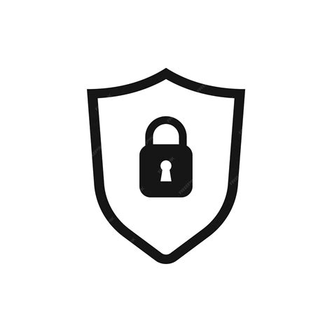 Premium Vector Shield Lock Icon For Site Design Isolated Vector Sign