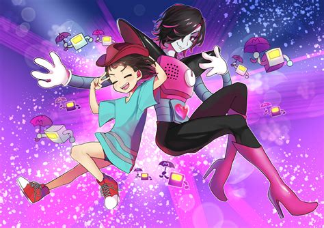 Frisk Mettaton And Mettaton Ex Undertale Drawn By Danbooru
