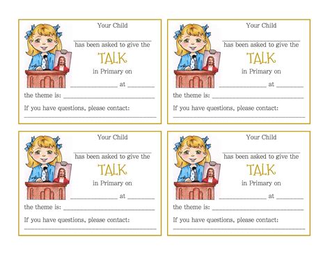 Camilles Primary Ideas Assignment Cards And Scripture Prompts