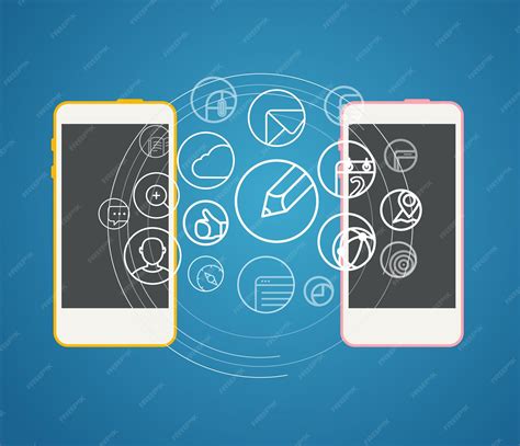 Premium Vector Information Transfer Scheme Design Elements