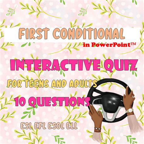 FIRST CONDITIONAL Interactive Game Quiz Test ESL Grammar Activity If Clause Made By Teachers