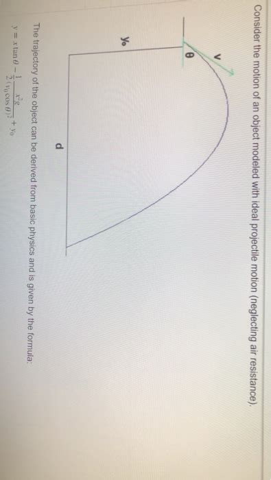 Solved Consider The Motion Of An Object Modeled With Ideal Chegg