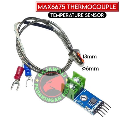 Jual Modul Sensor Suhu Max6675 Thermocouple Temperatur Sensor