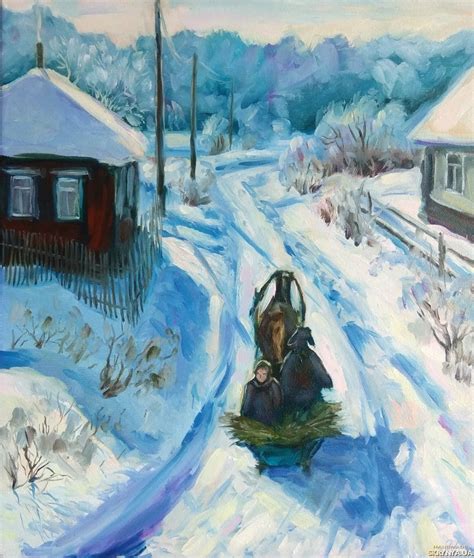 Купити Картина зимовий пейзаж Skrynya Ua