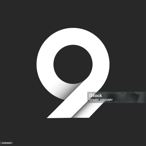 3d 흰색 리본 타이포그래피 요소 종이 컷 소재 디자인 브랜딩 요소 회색 및 흰색 그라데이션 줄무늬 창의적인 원형 아이덴티티 모양이 있는 굵은 편지 Q 로고 3차원 형태에