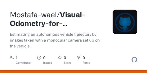 Github Mostafa Wael Visual Odometry For Localization In Autonomous Driving Estimating An