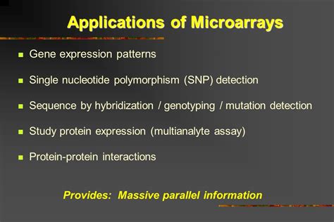 microarrays snps and applications ppt video online download