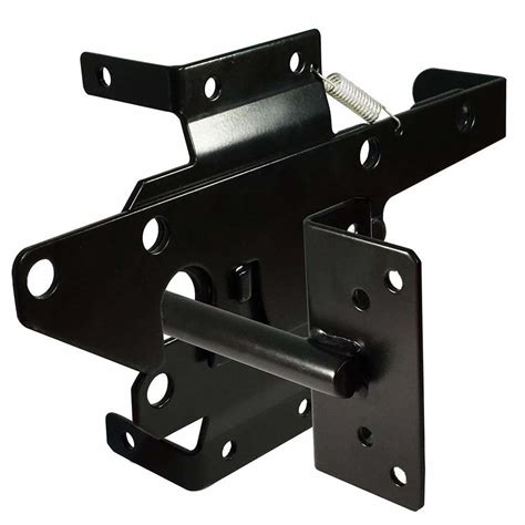 Sankins Self Locking Gate Latch Heavy Duty Post Mount Automatic Gravity Lever Wood Pvc Fence