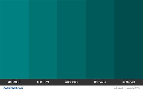 Teal Color Shades Colorswall
