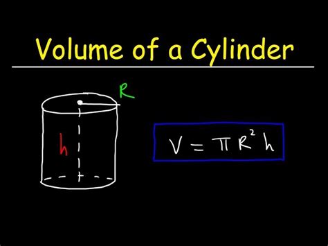 Cylinder Volume Formula Formula To Find Volume Of Horizontal Cylinder