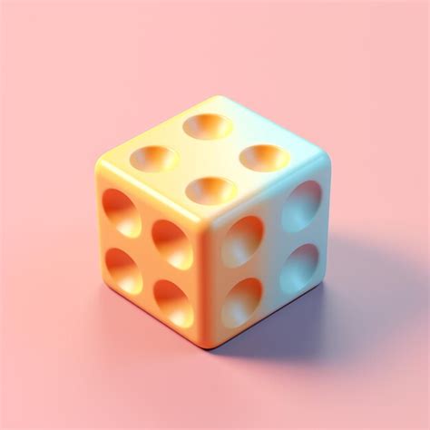 Premium Ai Image 3d Cube Icon With Colorful Background