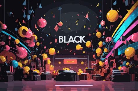 Premium Vector Artful Array Black Friday Vector Design Collection