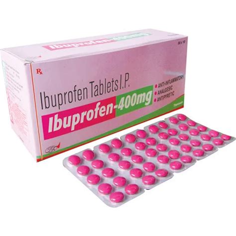 Ibuprofen Tablets I P 400 Mg At Best Price In Mumbai United Wellness