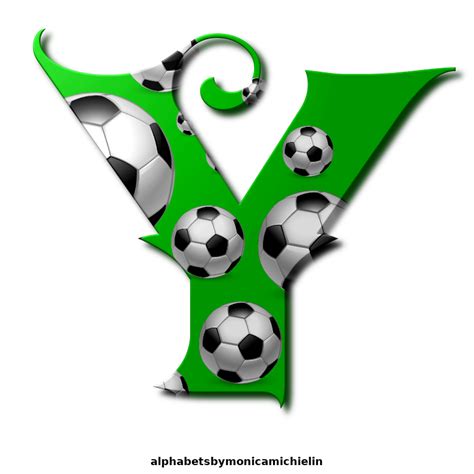 Monica Michielin Alphabets Ball Soccer Football Sport Alphabet