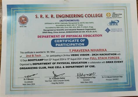 🌟 thrilled to announce that i ve earned a participation certificate