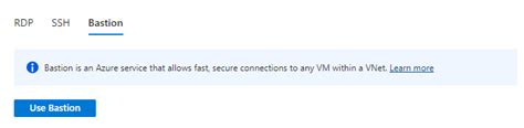 Azure Bastion To Connect To Your Vm
