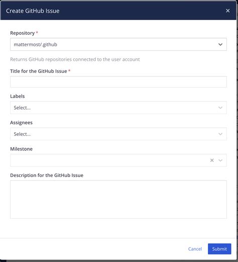 Add Slash Command For Creating A New Github Issue · Issue 617