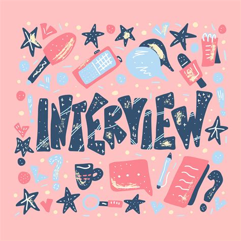 Interview Design Poster Vector Illustration 42638997 Vector Art At Vecteezy