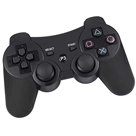 Sakuria Ps3 Controller Wireless Bluetooth Dualshock3 Six Axis Gamepad Joystick With Usb Charger