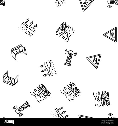 Hurricane Cyclone Storm Wind Seamless Pattern Vector Stock Vector Image