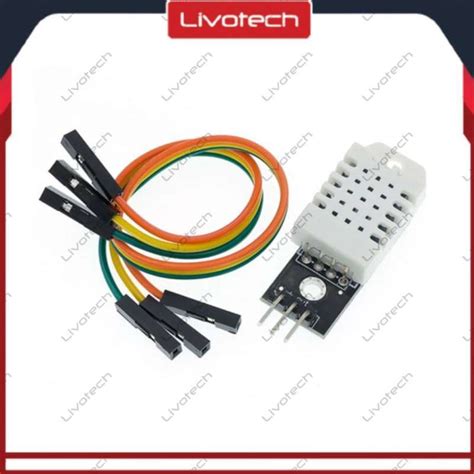jual dht 22 sensor suhu kelembaban am2302digital humidity temperature module cable dht22 di