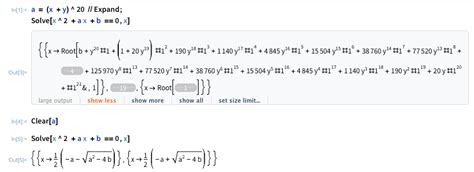 equation solving solve seems broken after i installed the package