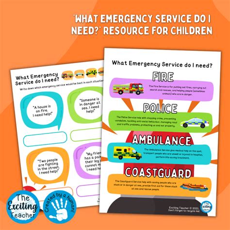‘what Emergency Service Do I Need 999 Emergency Service Resources Exciting Teacher Hub