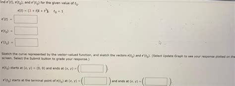find r′ t r t0 and r′ t0 for the given value of