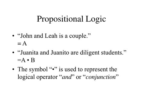 Ppt Introduction To Symbolic Logic Powerpoint Presentation Free