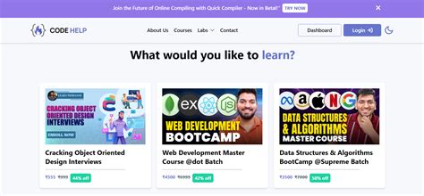 Github Pritamchaudhary Codehelp Clone