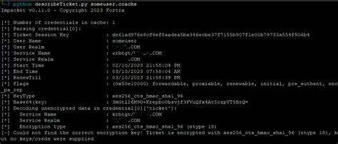 impacket updates we love playing with tickets core labs