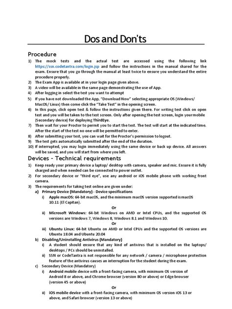 dos don ts pdf mac os android operating system
