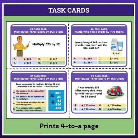 Teks Math 5 3b Task Card Expanded Notation And Numerals By Markimatics