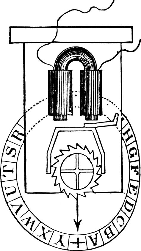 Disc Telegraph Vintage Illustration 13713206 Vector Art At Vecteezy
