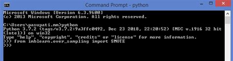 Python Importing Imblearn In Jupyter Is Not Working Stack Overflow