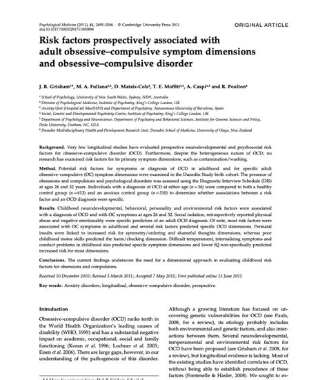 Research — Ocd Bounce
