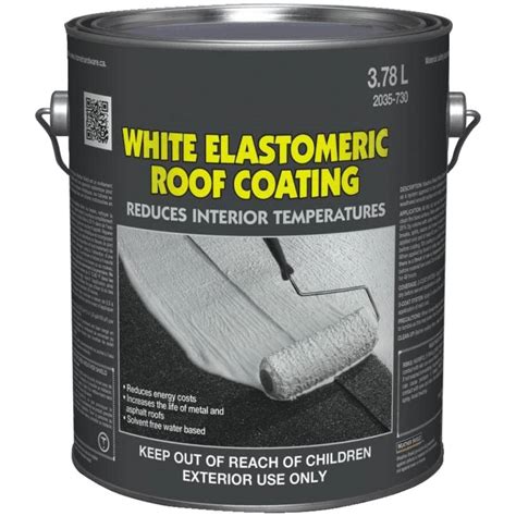 Elastomeric Roof Coating White 378 L Atkinson Home Hardware