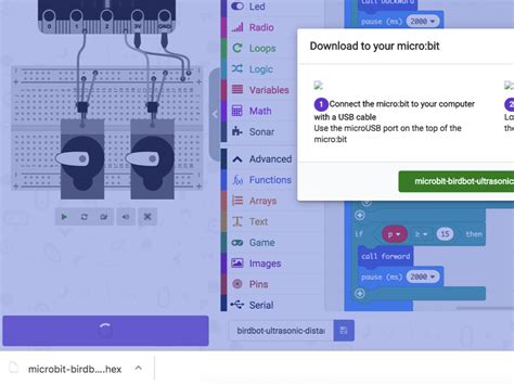 Ultrasonic Distance Sensor With Microbit Little Bird Guides