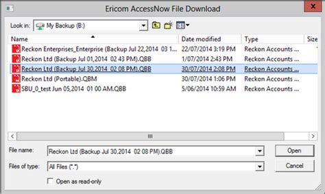 How To Backup Your File