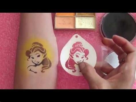 Les Muestro Una Idea De Como Utilizar Estenciles Para Pintacaritas