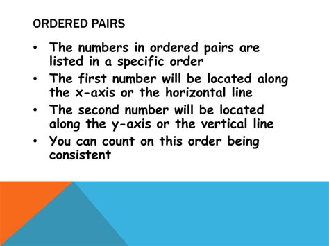 PPT Ordered Pairs PowerPoint Presentation Free Download ID