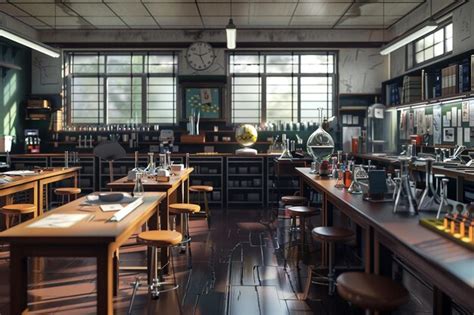 School Biology Dissection Premium Ai Generated Image