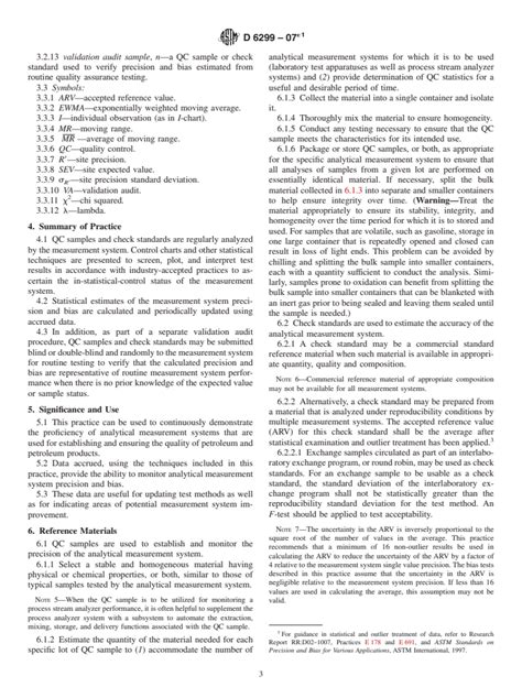 Astm D6299 07e1 Standard Practice For Applying Statistical Quality