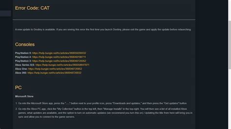 2025 Destiny 2 Código De Error Cat Qué Es Y Cómo Solucionarlo