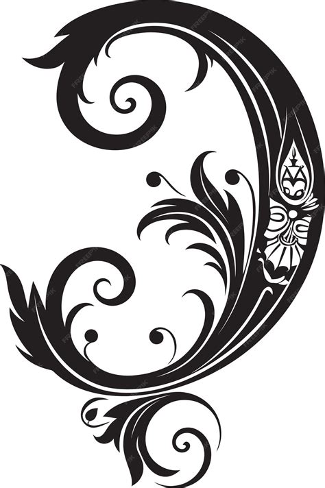 Premium Vector Delightful Script Joyful Font D Decor Vector Dynamic Arcs Flowing Letter D