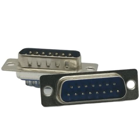 CONECTOR DB15 MACHO 180 SOLDA FIO RS COMPONENTES ELETRÔNICOS