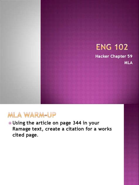 Hacker Chapter 59 Mla Pdf Citation Writing