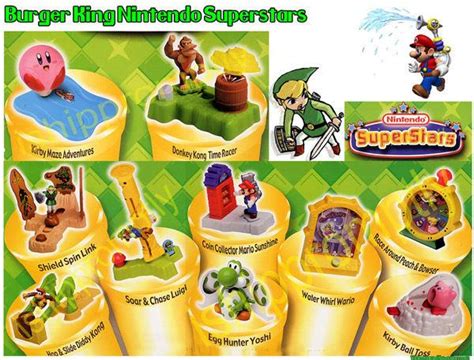 Burger King Nintendo Superstars Complete Set 1795089847